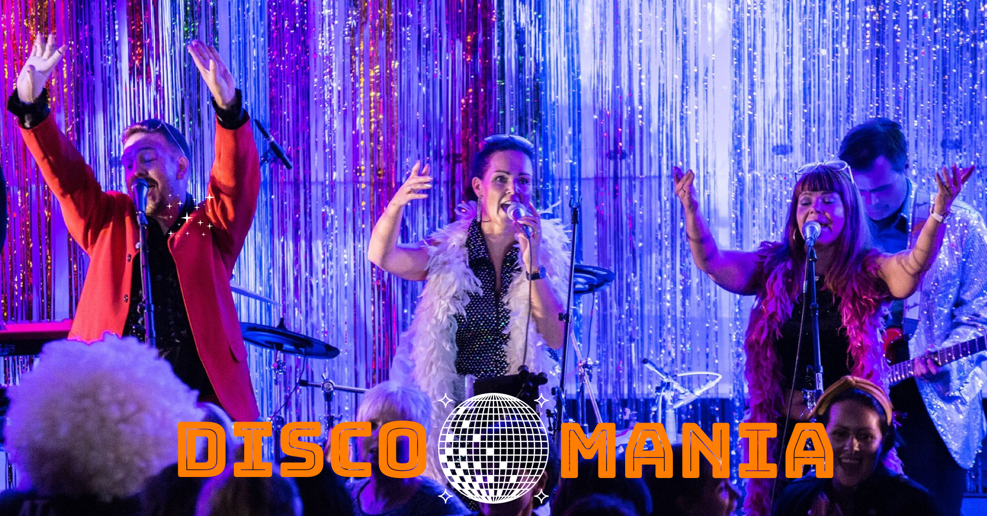 Book DiscoMania - Partyband fra Drammen med 7 medlemmer