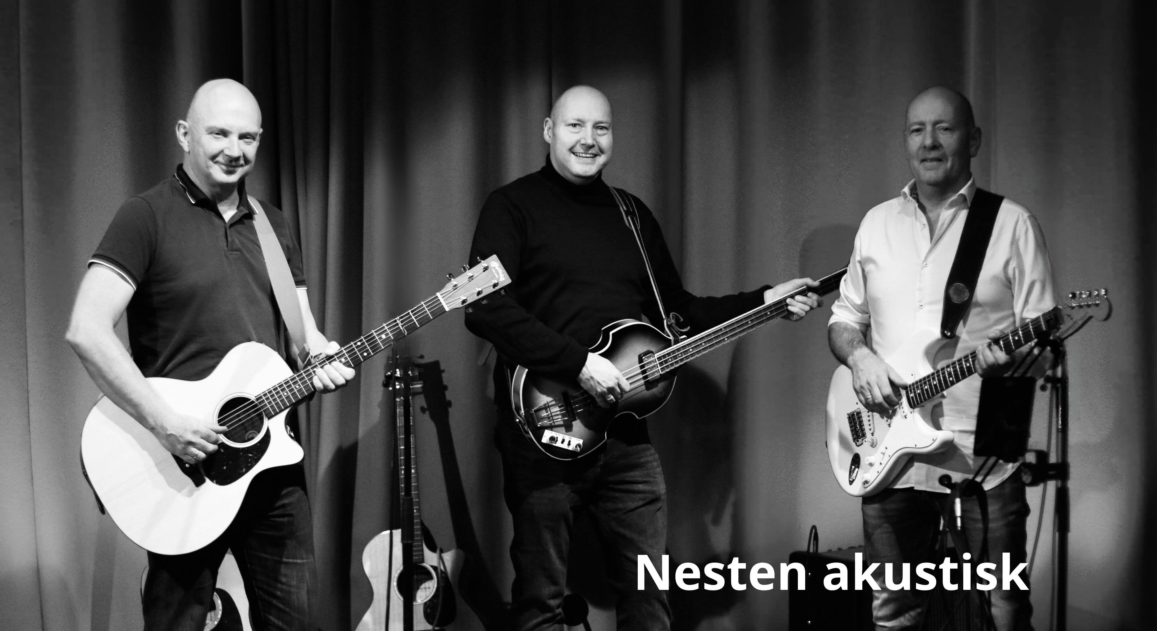 Book Nesten akustisk - Konsert band fra Bergen med 3 medlemmer