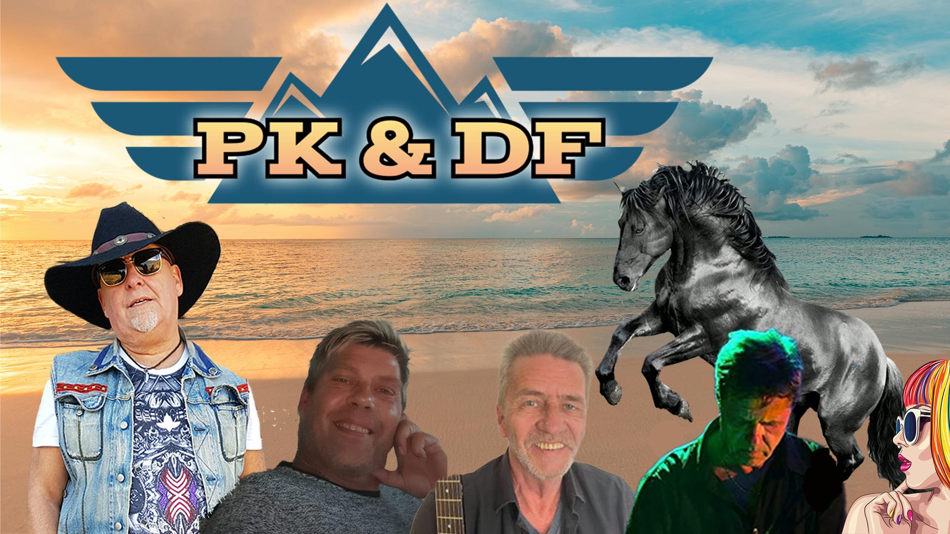 Book PK & DanseFolket (PK & DF) - Festband fra Stranda med 4 medlemmer